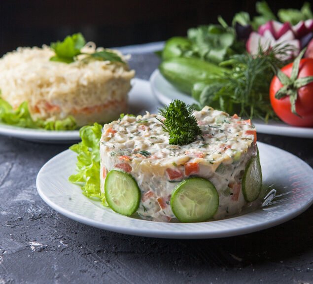 Russian Salad Recipe - Traditional Recipes from the Balkans