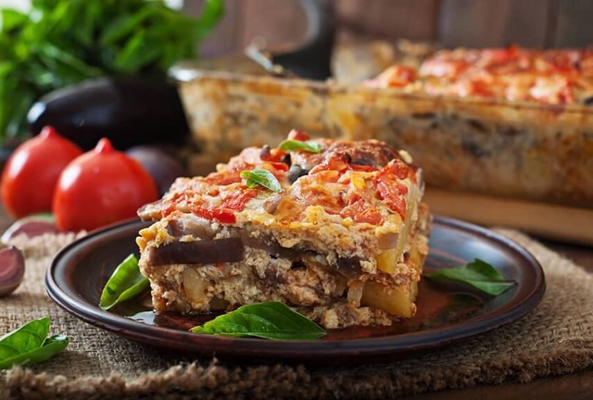 Traditional Greek Moussaka Recipe (Authentic Eggplant & Meat Casserole)