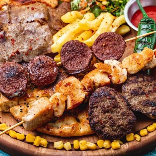Meshana Skara (Bulgarian Mixed Grill) - Traditional Recipes from the ...