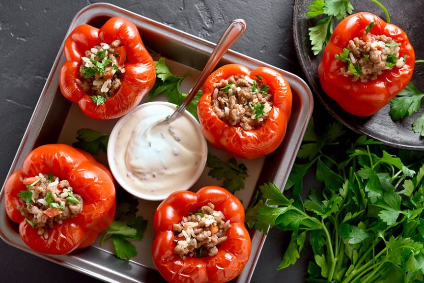 Polneti Piperki (Stuffed Peppers) - Traditional Recipes from the Balkans